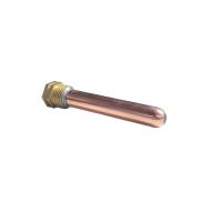 China G1/2 Brass Temperature Sensor Thermowell Protection Tube 100mm HVAC Boiler for sale