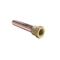 China G1/2 Brass Temperature Sensor Thermowell Protection Tube 100mm HVAC Boiler for sale