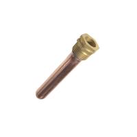 China G1/2 Brass Temperature Sensor Thermowell Protection Tube 100mm HVAC Boiler for sale