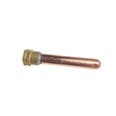 China G1/2 Brass Temperature Sensor Thermowell Protection Tube 100mm HVAC Boiler for sale
