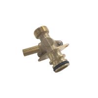 China Wall Hung Boiler Water Heater Brass Inlet Valve Copper Knob Integrated Water Flow Control Valve Spare Part for sale