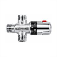 China Brass Thermostatic Water Heater Parts Temperature Control Valve Gas Water Heater Thermostatic Mixing Valve Temperature Regulator for sale