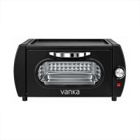 China Countertop Electric Oven with Baking Tray and Wire Rack Mechanical Temperature Control Knob for Home Kitchen Use for sale