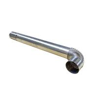 China Single Layer Stainless Steel Exhaust Flue Pipe Kit for Gas Water Heater Ventilation System Replacement Parts for sale