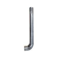 China Single Layer Stainless Steel Exhaust Flue Pipe Kit for Gas Water Heater Ventilation System Replacement Parts for sale