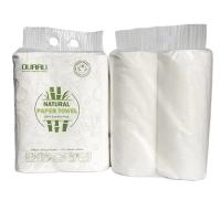 China Wholesale OEM 2ply China Oil Absorbent Kitchen Roll Embossed Thick High Quality 100% Virgin Bamboo Pulp Paper Towel for sale