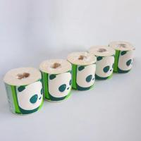 China Custom Logo 3 Ply Toilet Paper Roll Bulk Toilet Pap Tissu in Bulk Roll Soft Toilet Tissue Core Paper for sale