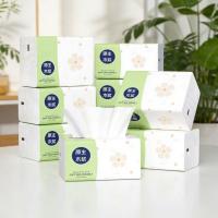 China Hot Selling High-quality Absorbent Soft 100% Virgin 3-layer Bamboo Pulp Customizable Packaged Facial Tissue for sale