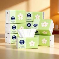 China Hot Selling High-quality Absorbent Soft 100% Virgin 3-layer Bamboo Pulp Customizable Packaged Facial Tissue Multi-use Tissue for sale