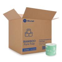 China OEM Biodegradable Toilet Paper Rolls 2 3 4 Ply Softness Options for sale