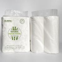 China 100% Bamboo Pulp Soft Absorbent Multifunctional Eco Friendly Custom Embossing 2/3 Ply Kitchen Paper Towel Roll for sale