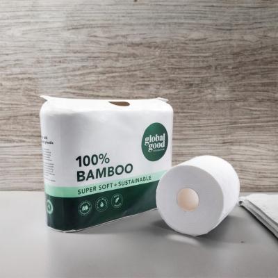 China Certified Eco-Friendly 2-3 Ply Rolls of Soft Virgin Wood Pulp Custom Packaged Wholesale Toilet Paper for sale