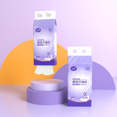 China Wholesale Customizable Original Wood Pulp Facial Tissues Hanging Tissue Paper Napkins with OEM Availability for sale