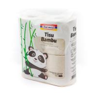 China Eco Friendly  Bamboo Toilet Paper Custom logo 2/3/4 Ply Commercial  Toilet Paper Tissue for sale