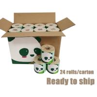 China Custom Standard Size ultra Soft Strong Toilet Paper Rolls with Customized Design logo for sale