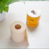 China Wholesale Customized 1/2/3 Ply Bamboo Toilet Tissue Standard Roll 100% Natural Bamboo Pulp Soft Unbleached with Core for sale