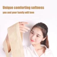 China Bamboo Toilet Tissue Wholesale Custom Printed OEM Packing Pulp Material Roll Core Type Soft Eco-Friendly Toilet Paper for sale