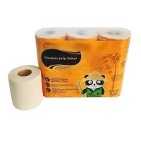China Factory Wholesale Custom Printed Bulk Bathroom Soft Bamboo Pulp Toilet Paper Roll Premium Quality and Eco-Friendly for sale