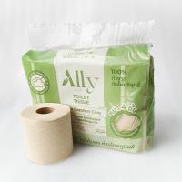 China OEM Custom Soft 3 Ply Bamboo Pulp Toilet Paper Roll Bathroom Paper Tissue Rolls for Restroom for sale