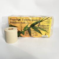 China Custom 2 Ply Unbleached Natural Soft Bathroom Toilet Paper Rolls Hotel Quality Toalet Tissue Paper Roll for sale