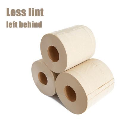 China 3 Ply Natural Bamboo Pulp Toilet Paper Customized Bamboo Pulp Toilet Roll Organic Bamboo Unbleached 2 Ply Soft Suppliers for sale