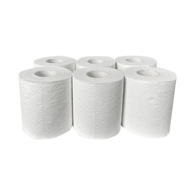 China Custom Tissue Paper Factory Biodegradable Toilet Paper 3 Ply Bamboo Pulp Toilet Paper Rolls for sale