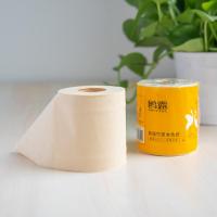 China Natural Bamboo Pulp Ultra Soft Household Paper Towel Bamboo Toilet Tissue Roll Paper Household Toilet Paper Tissue for sale