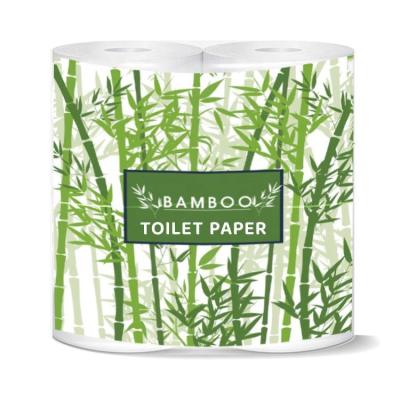 China Wholesale 2ply 3ply Soft Bamboo Toilet Tissue Paper Roll Safe Tough Paper Roll Bamboo Toilet Tissue Roll for sale