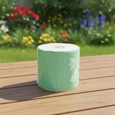 China Direct Factory Price Rolls Disposable 3 Ply Bamboo Hollow Core Toilet Paper Rolls Wholesale Bulk Supply Toilet Paper for sale