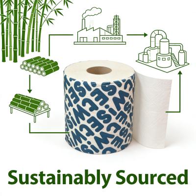 China Best Seller Customized Virgin Pulp Hot Sale Toilet Paper 300 Sheet 2 Layer Soft Toilet Paper Wholesale for sale