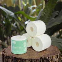 China Embossed Bamboo Pulp Tissue Paper Toilet Paper/Custom Soft Toilet Tissue Roll Manufacturer Recycled Toilet Paper for sale