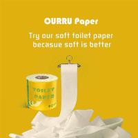 China Luxury Premium Soft Standard Roll Soft Toilet Paper Rolls with Customized logo for sale