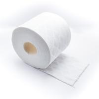 China High quality luxury excellent 3 Ply white color Natural Bamboo Pulp eco toilet paper for sale