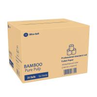 China High Quality 2ply Soft Bamboo Toilet Roll Toilet Tissue Paper for sale