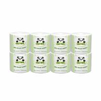 China Custom Logo Bamboo Toilet Tissue Paper Rolls Soft Bath Bathroom Paper with Factory Price Feature Soft for sale