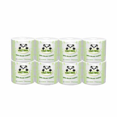China Custom Logo Bamboo Toilet Tissue Paper Rolls Soft Bath Bathroom Paper with Factory Price Feature Soft for sale