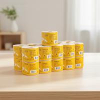 China Disposable 3 Ply Eco-friendly Bamboo Pulp Soft Toilet Paper with High Absorption and Durability for Home Use for sale