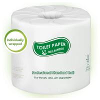 China Soft Biodegradable 4Ply Toilet Tissue Wholesale Bamboo Toilet Paper Toilet Tissue Core Paper for sale