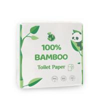 China Direct Factory Supply Home Supplies 4Ply Soft Natural Bamboo Toilet Paper for sale
