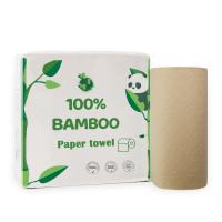 China Ultra Soft Eco-Friendly 2-4 Ply Printed Bamboo Pulp Toilet Paper Premium Paper Wrapped for sale