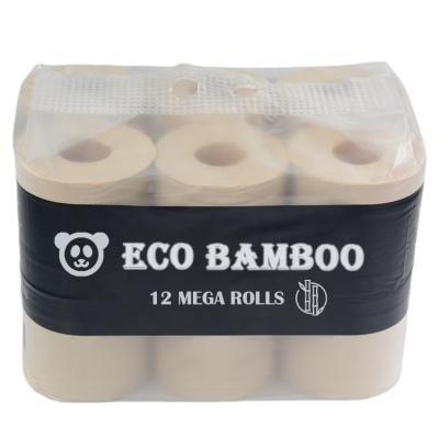 China import custom logo soft eco friendly bamboo pulp toilet paper manufacturers 2 3 4 ply toilet tissue for sale