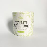 China Eco-friendly Hygienic ultra Strong Soft Water Soluble Rollo Papel Higienico Navidad Bamboo Toilet Pap Paper Tissue for sale