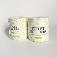 China Custom Printed Import Cheap Bamboo Pulp Soft Toilet Tissue Paper Roll With Free Samples for sale