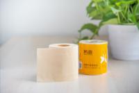 China Natural Bamboo Pulp Toilet Brown Color Tissue Paper for sale