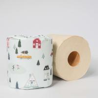 China 100% Virgin Bamboo Pulp 2 Ply 3 Ply Bathroom Toilet Paper Tissue for sale