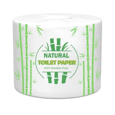 China China virgin bamboo pulp embossed bath tissue paper roll 2 3 4 ply toilet paper for sale