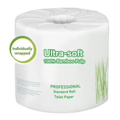 China Eco friendly dissolved bamboo pulp wholesale cheap papel higienico for sale
