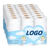 China Wholesale Strong Eco-Friendly Bamboo Pulp 3 Ply Soft High Quality OULU Brand Custom OEM Service Standard Roll Toilet Tissue for sale
