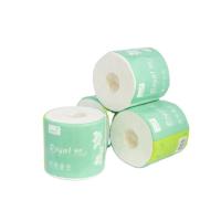 China Premium Quality Soft Toilet Paper Roll Manufacturer's Cute Bamboo Pulp Sanitary Tissue for sale
