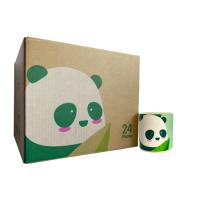 China Eco-Friendly 3 Ply Strong Flushable Bamboo Pulp Toilet Tissues OULU Brand Chinese Supply for sale